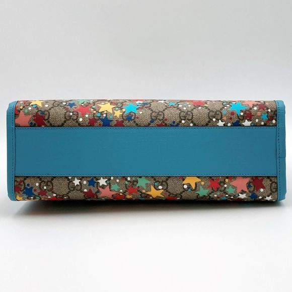 Gucci | Bags | Gucci Gg Supreme Star Bag Light Blue Beige | Poshmark